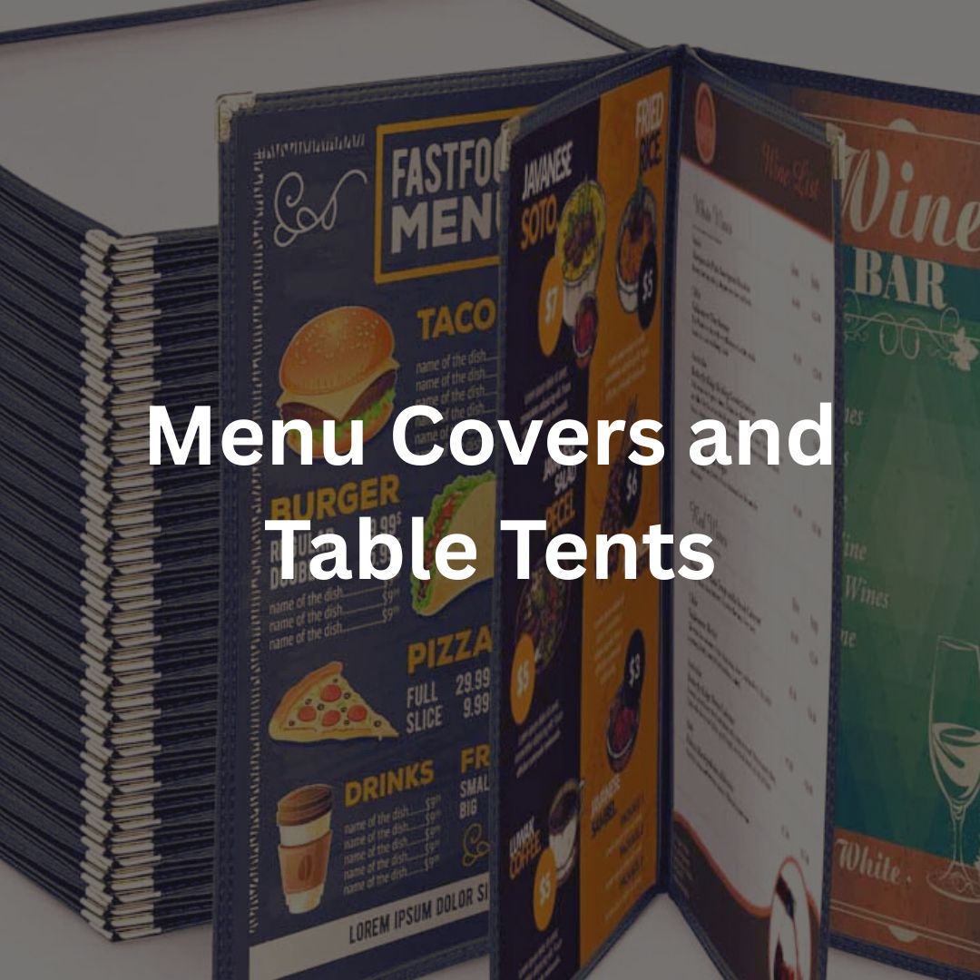 Menu Covers & Table Tents – Vlore Bakery and Hot Sauce